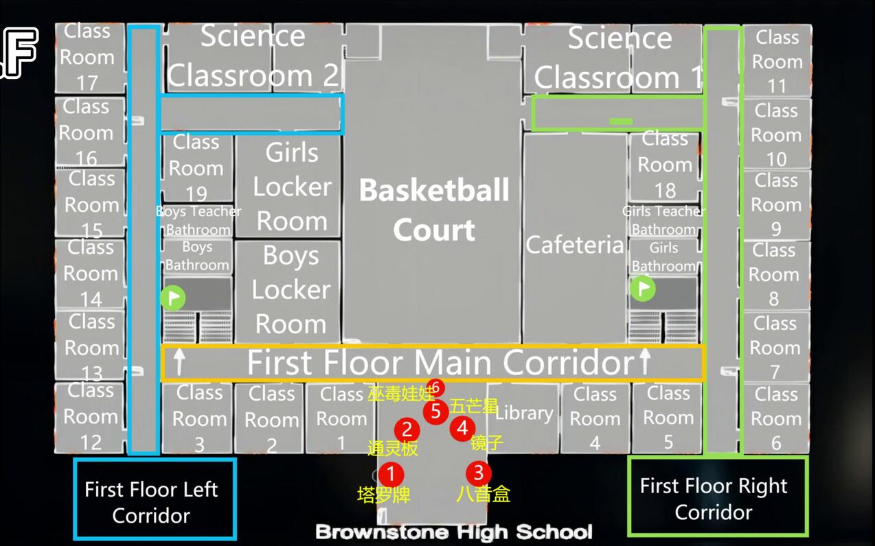 恐鬼症地图英文对照、诅咒道具位置、电闸位置一览（老版地图） - 哔哩哔哩