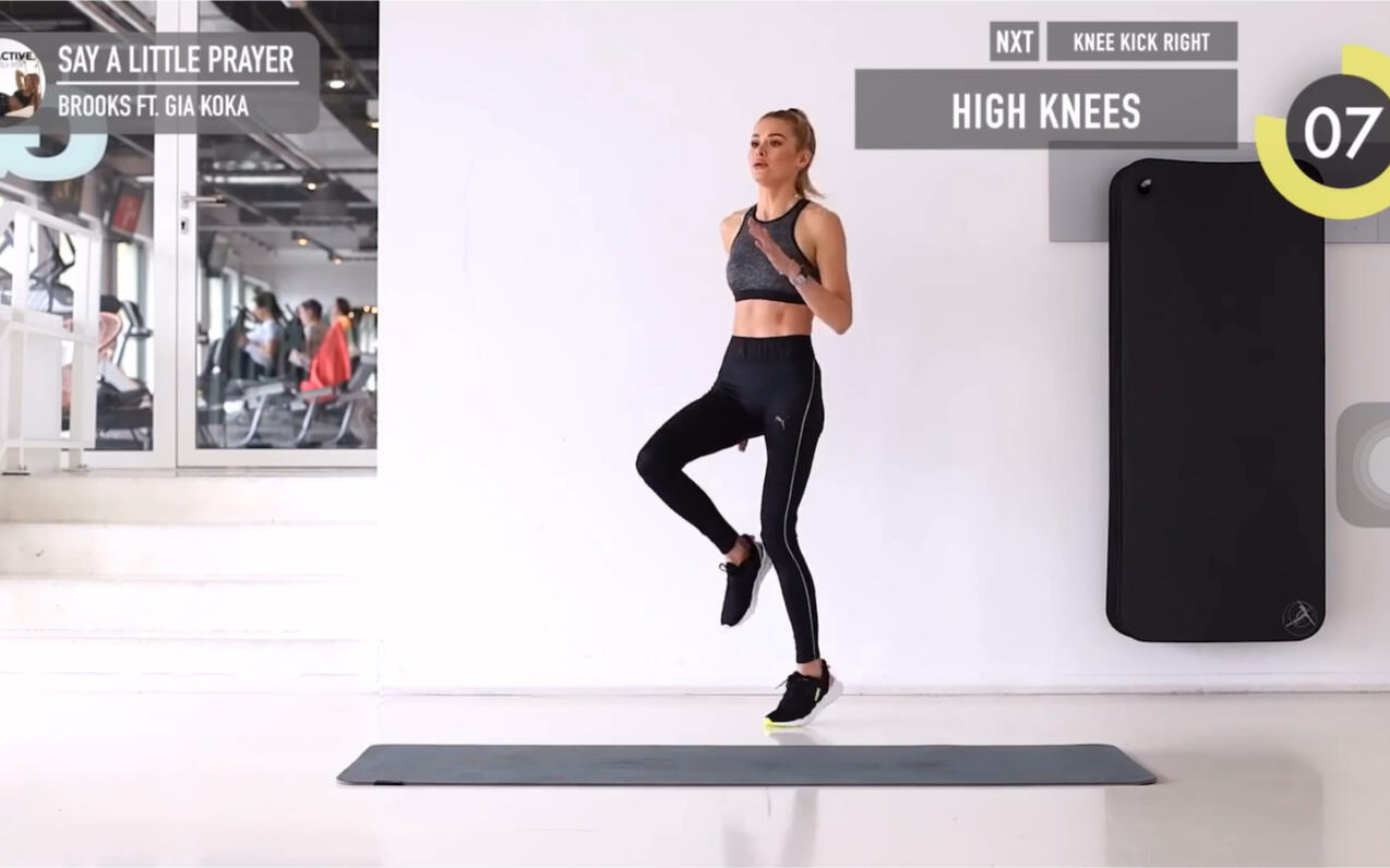 【pamela】帕梅拉最火15分钟HIIT+20分钟全身燃脂训练/ HIIT a - 哔哩哔哩