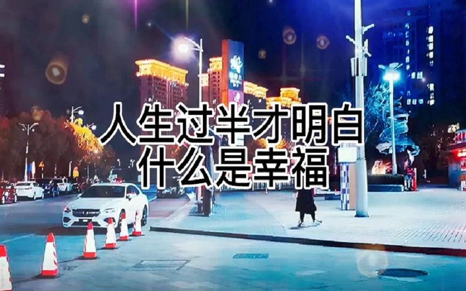 人生过半才明白什么是幸福,人生感悟,正能量语录 哔哩哔哩