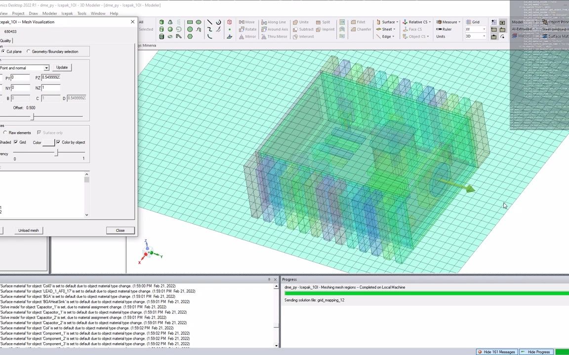AEDT Icepak 中的 pyAEDT 仿真自动化_哔哩哔哩_bilibili