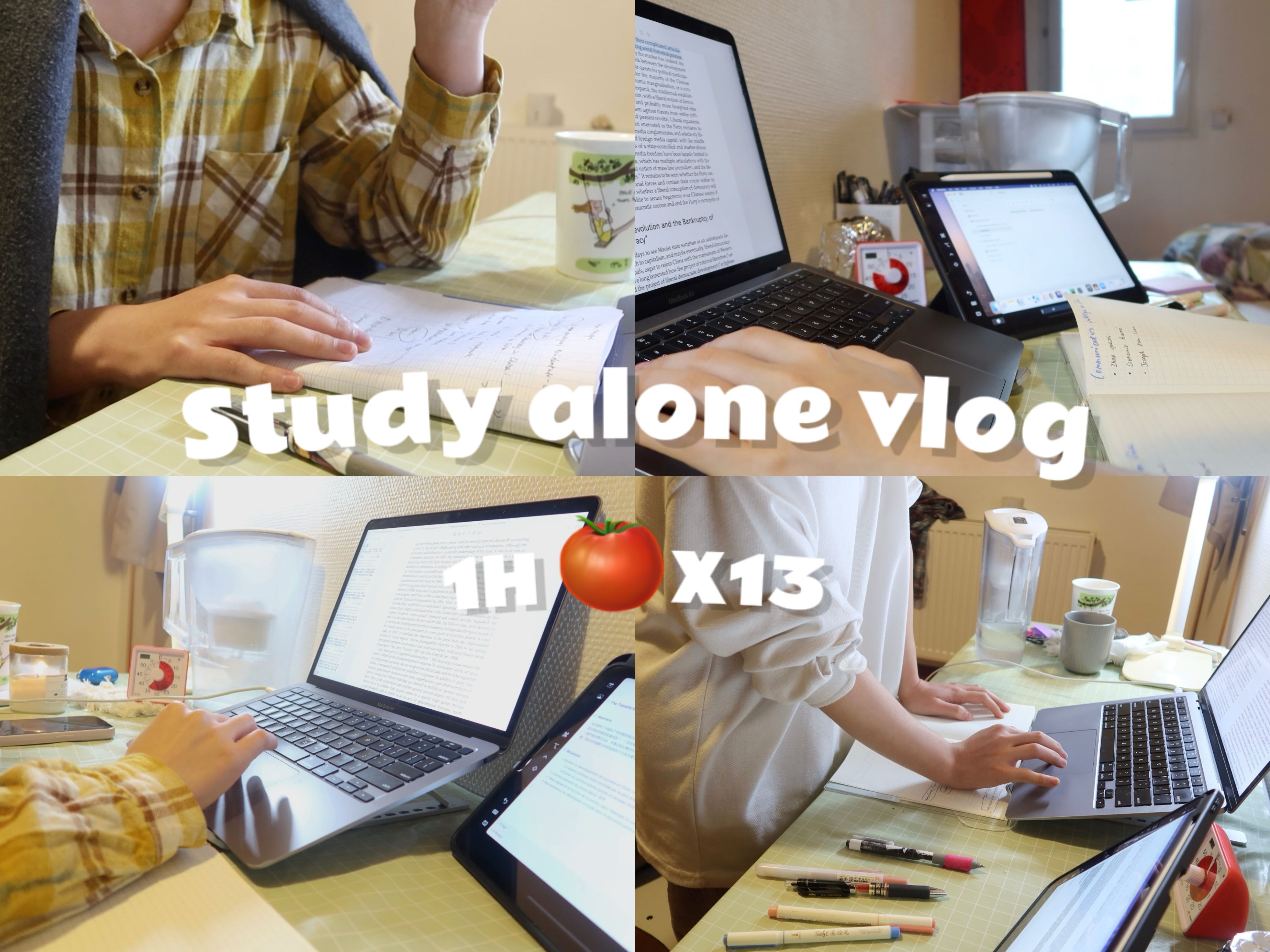 [eva] 独居学习|复用Anki|熬夜日常|番茄钟计时|看文献｜*studyvlog*-evastudying-evastudying-哔哩哔哩视频