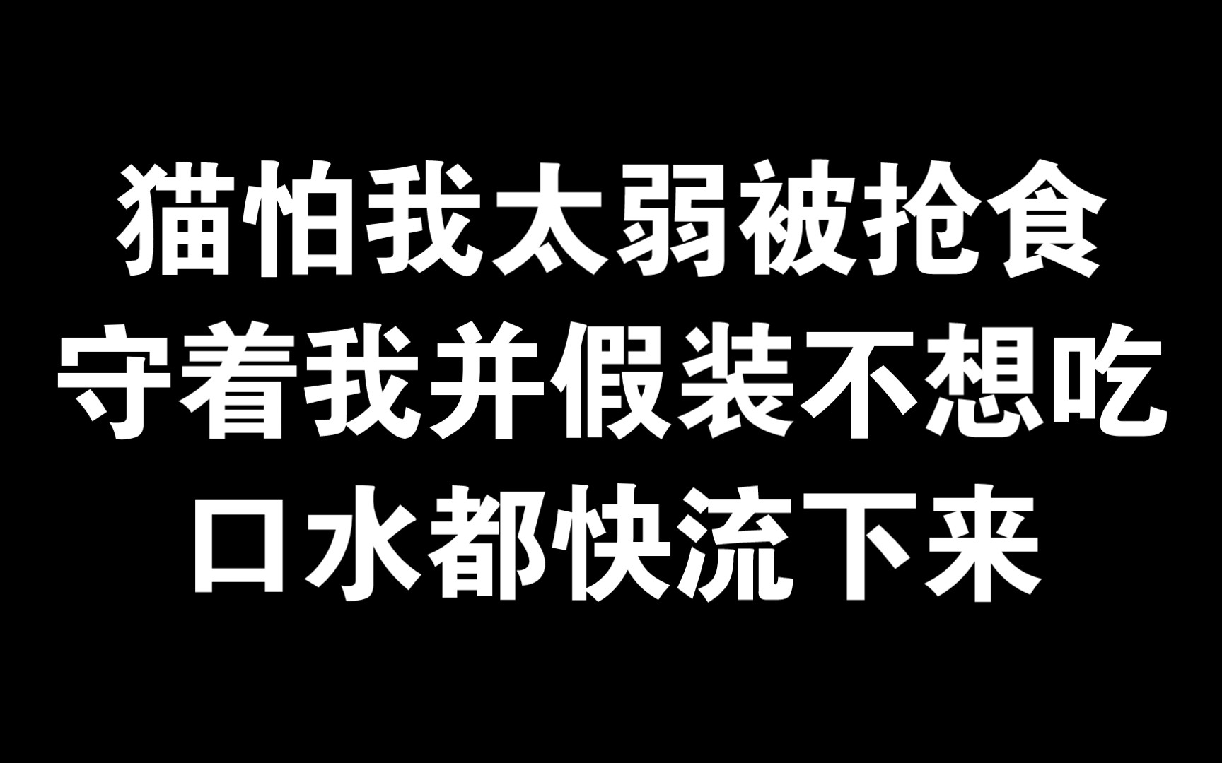 《关于猫帮我护食那件事》 哔哩哔哩