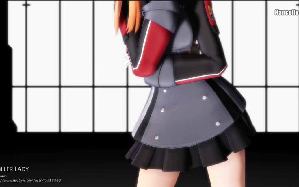 【MMD艦】 Prinz Eugen - KiLLER LADY_哔哩哔哩_bilibili