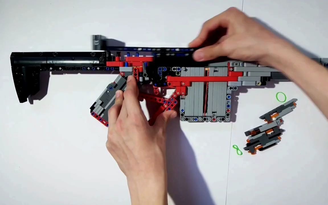 【转】抛壳发射乐高Lego shell ejecting gun (brickshooter)_哔哩哔哩_bilibili