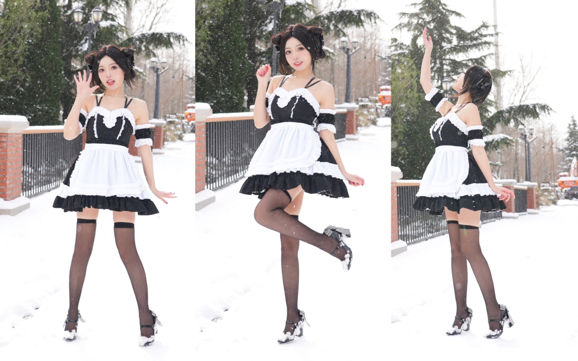 Jio上粘的都是白雪 雪景女仆yyds - 哔哩哔哩