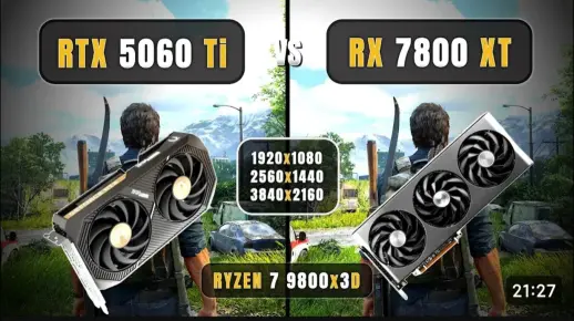 4k 5060ti 16g暴打7800xt显卡_哔哩哔哩_bilibili