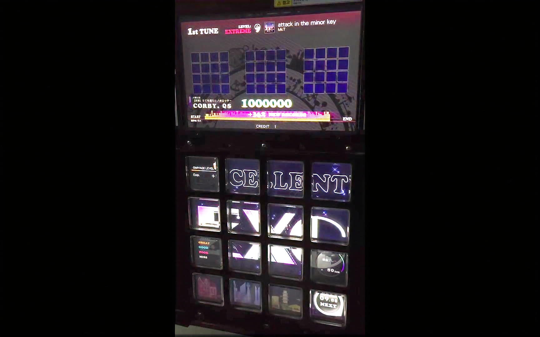 【jubeat clan】 attack in the minor key [EXT] -HARD MODE- EXC Player ...