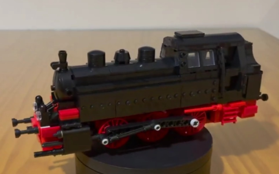 Lego City MOC_ Locomotora de Vapor BR80 _ Steam Locomotive BR80_哔哩哔哩 ...