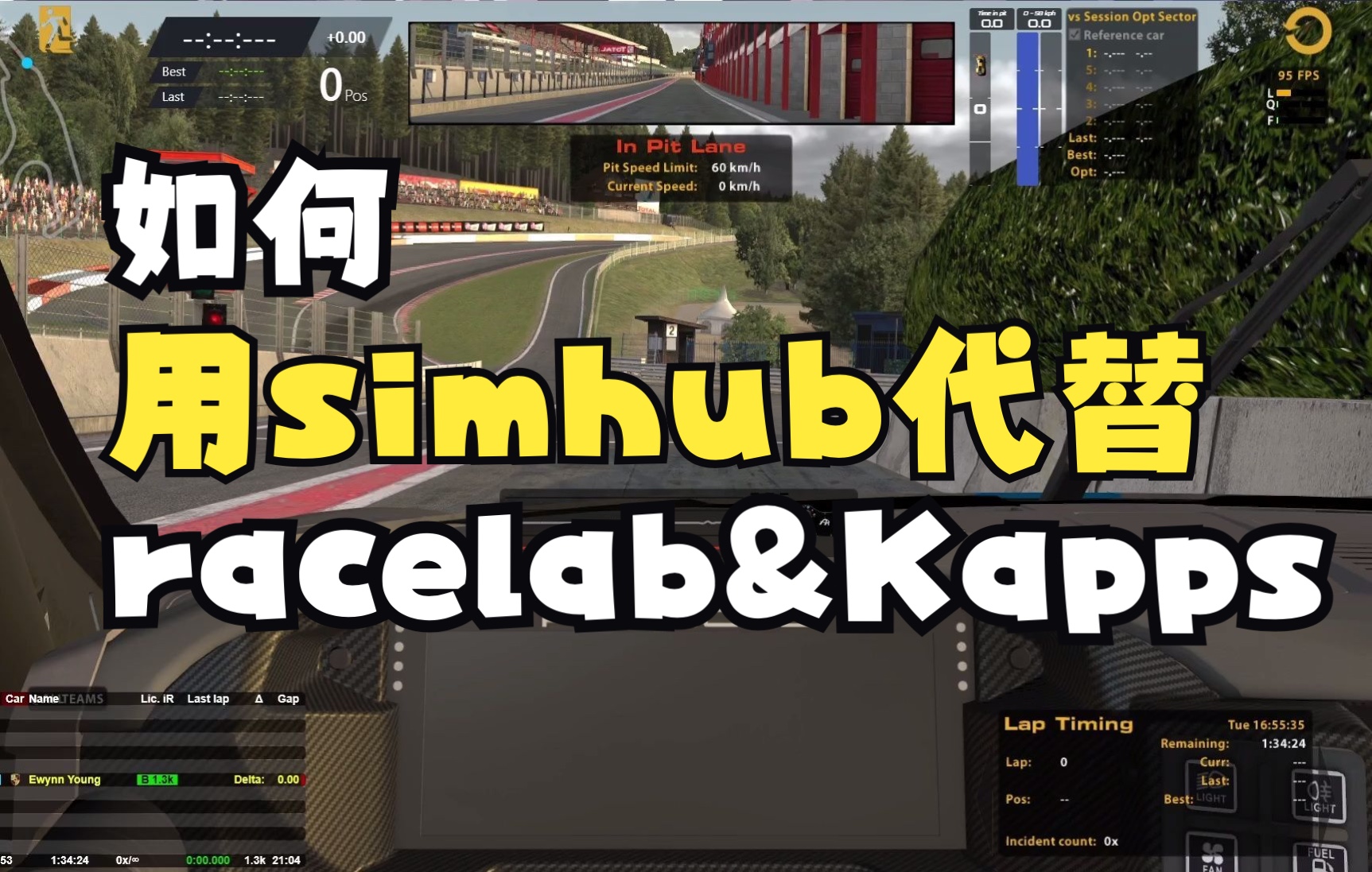 如何用SIMHUB实现RACELAB/KAPPS插件的pro功能[iRacing插件]
