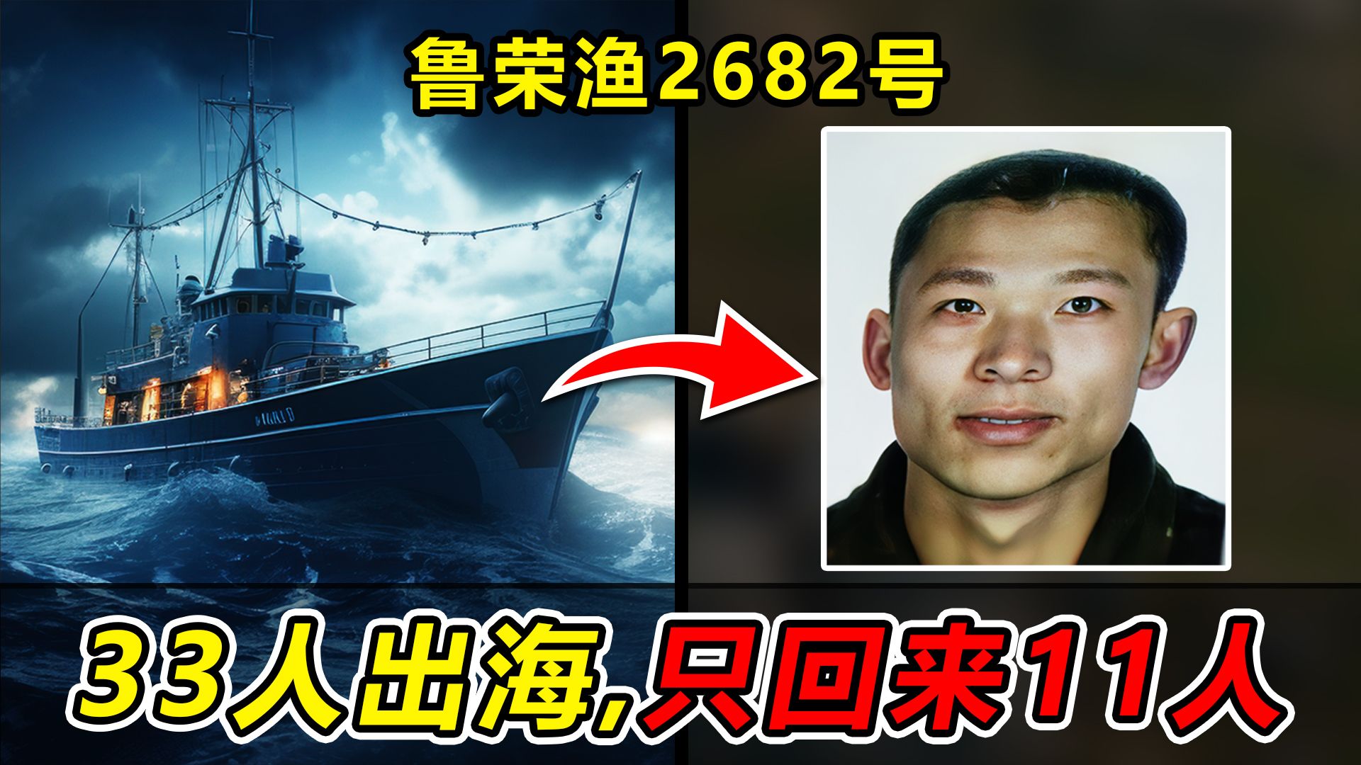 33名船员出海，只回来11人！灭绝人性的海上大逃杀，鲁荣渔2682号事件-蓝星人-ET-蓝星人-ET-哔哩哔哩视频