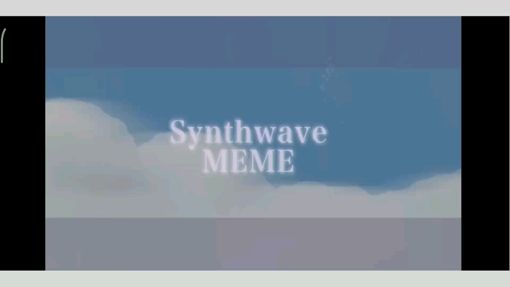 (新人向/OC)未完成：Synthwave meme_哔哩哔哩_bilibili