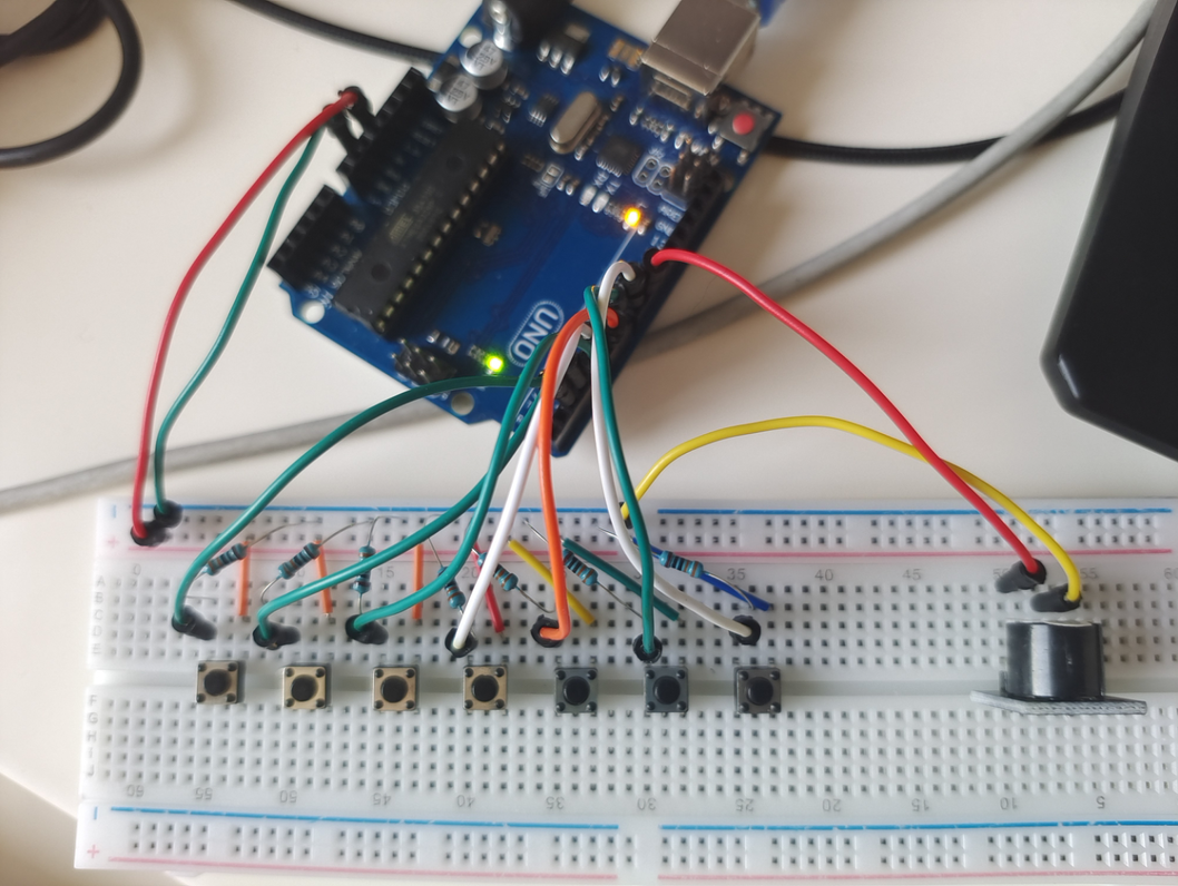 arduino简单易上手制作小电子琴（附代码和接线图） - 哔哩哔哩