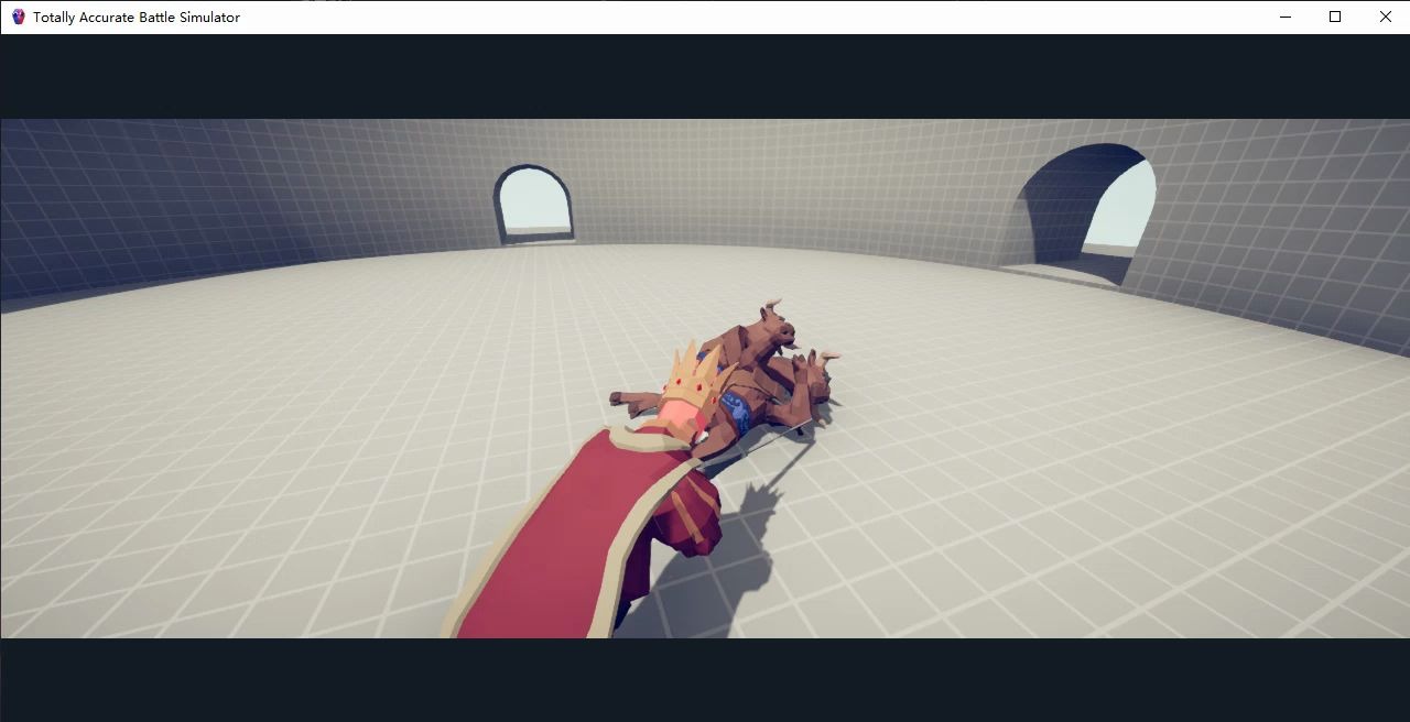 【全面战争模拟器】人类极限速度？国王6秒单杀两个牛头人！_哔哩哔哩_bilibili