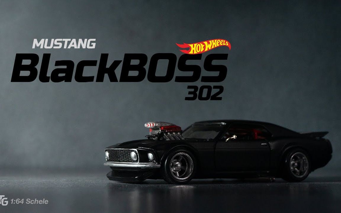 【Tolle Garage】改装风火轮 HotWheels 福特野马 BOSS 302 Ford '69 Mustang Boss 302_哔 ...