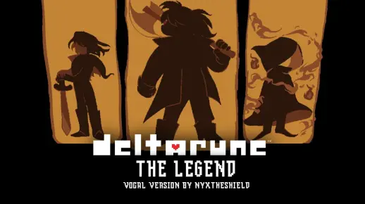 【DELTARUNE/音乐/中字】The Legend [Vocal Version by NyxTheShield]_哔哩哔哩_bilibili