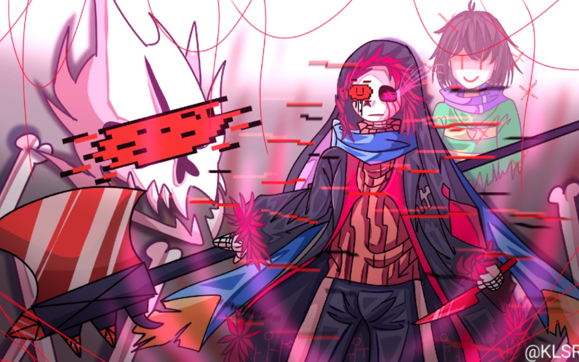 [国人AU]virus code sans战斗曲（魂寂骨殇）_哔哩哔哩_bilibili