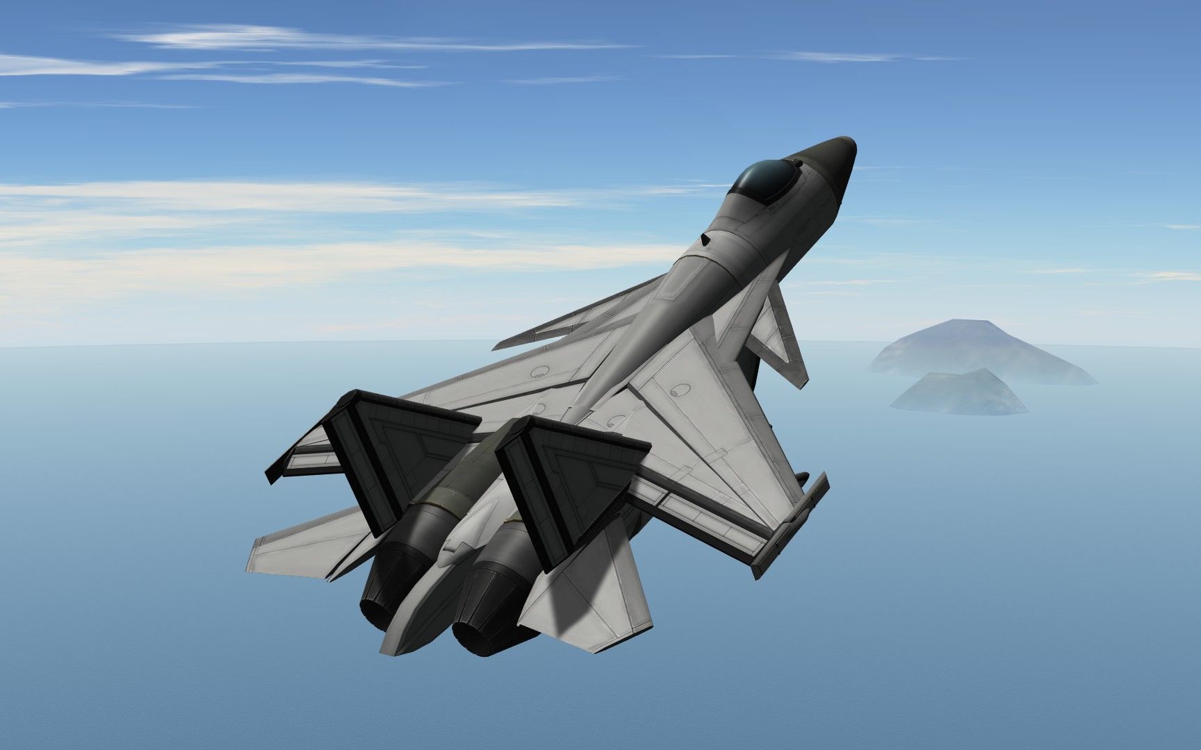 【KSP】Q版J15起降与机动性展示_哔哩哔哩bilibili_坎巴拉太空计划