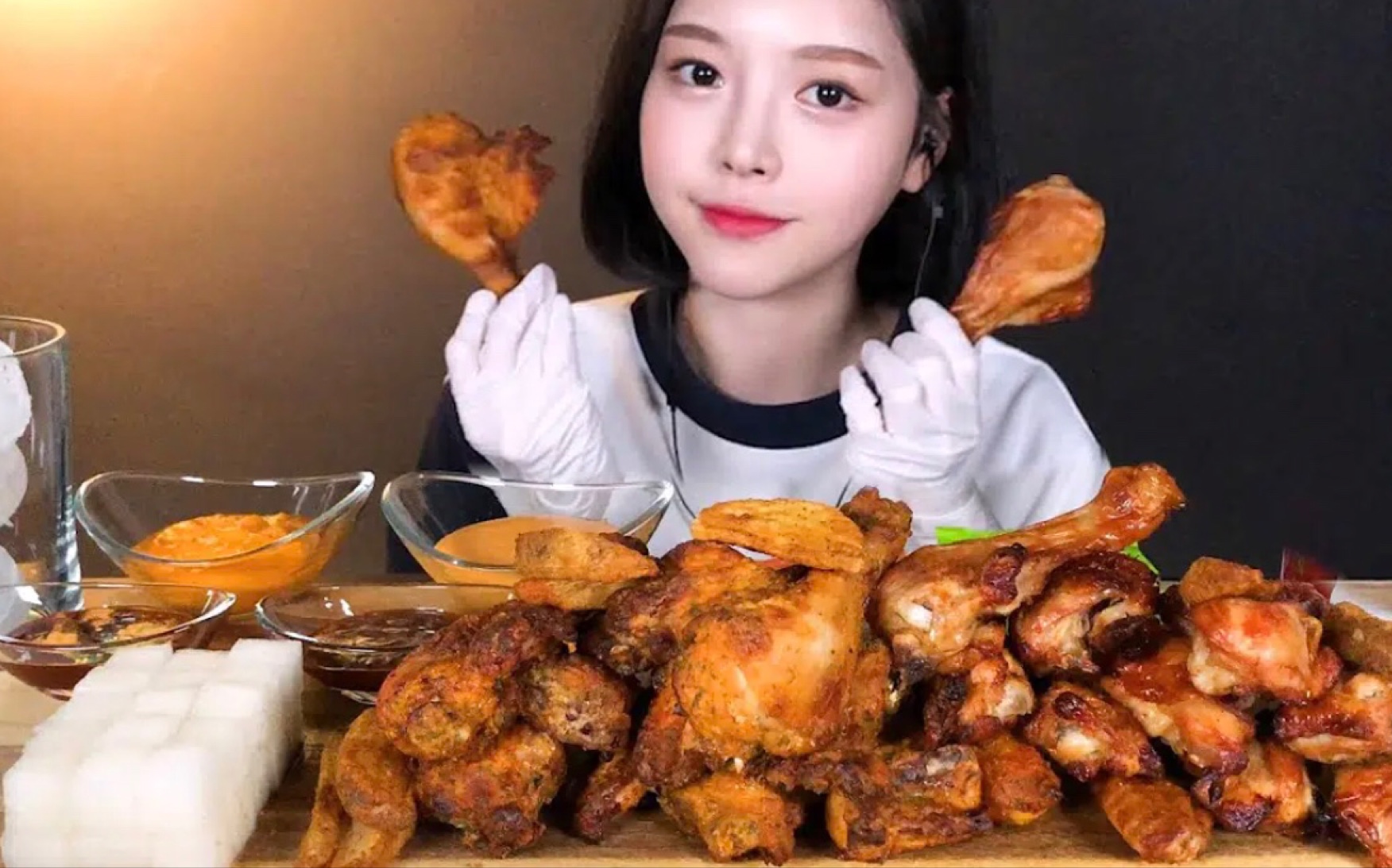 【Eat with boki】 烤鸡肉炸薯角_哔哩哔哩 (゜-゜)つロ 干杯~-bilibili