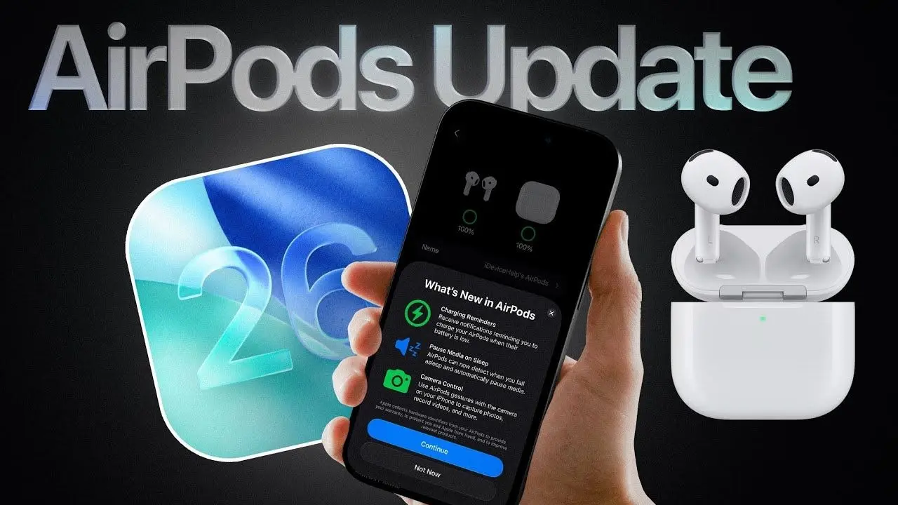 iOS 26 - AirPods 更新！ | 作者： iDeviceHelp_哔哩哔哩_bilibili