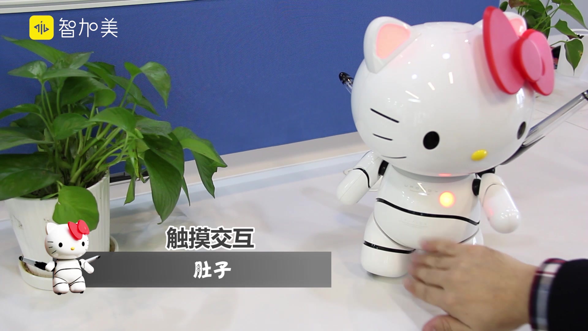 Hello kitty智能教育机器人 触摸交互_哔哩哔哩_bilibili