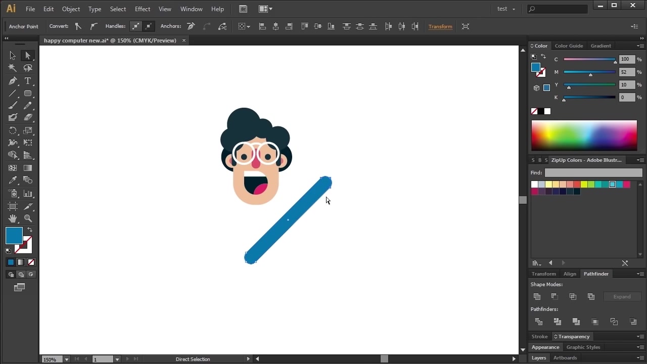 【Gigantic】AI插画教程，如何绘制一个平面人物_哔哩哔哩_bilibili