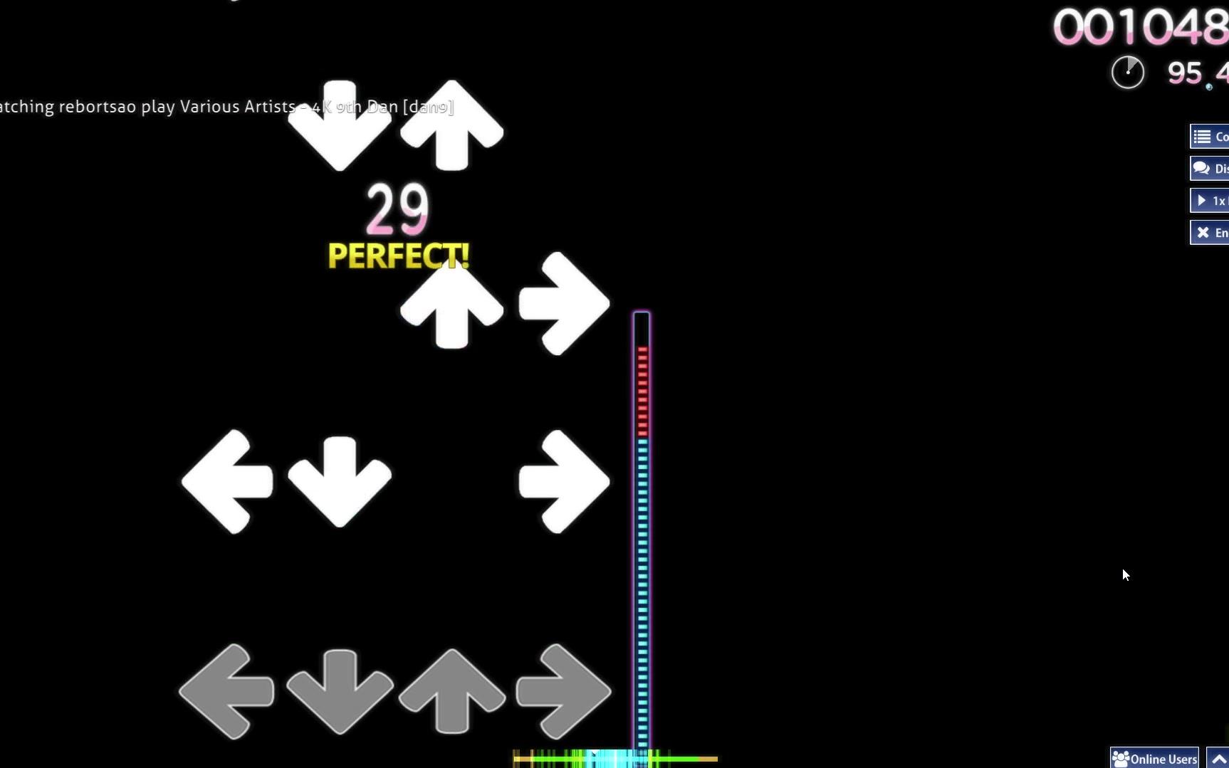 OSU 4K 9th dan 96.46acc_哔哩哔哩_bilibili