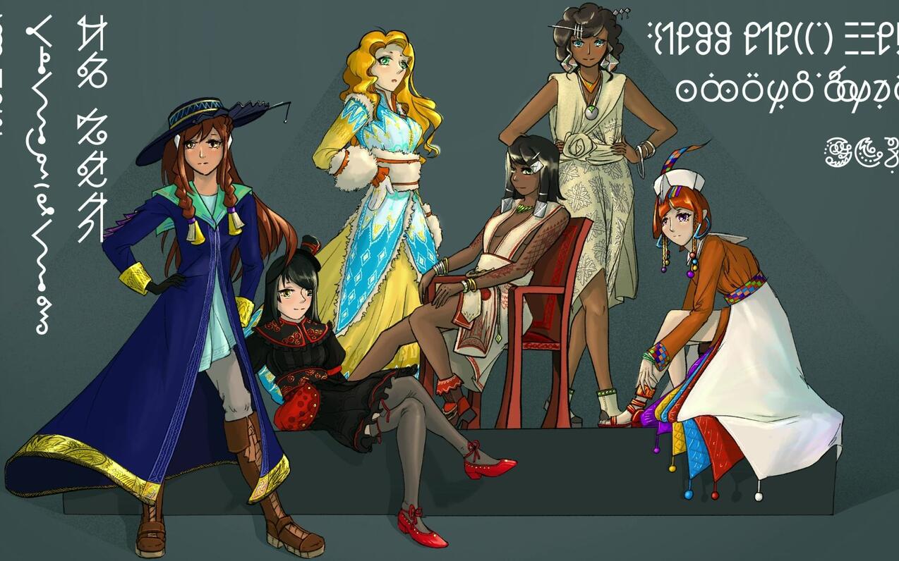 【Cathine世界/the Willerman】六个国家，六名少女 - 哔哩哔哩