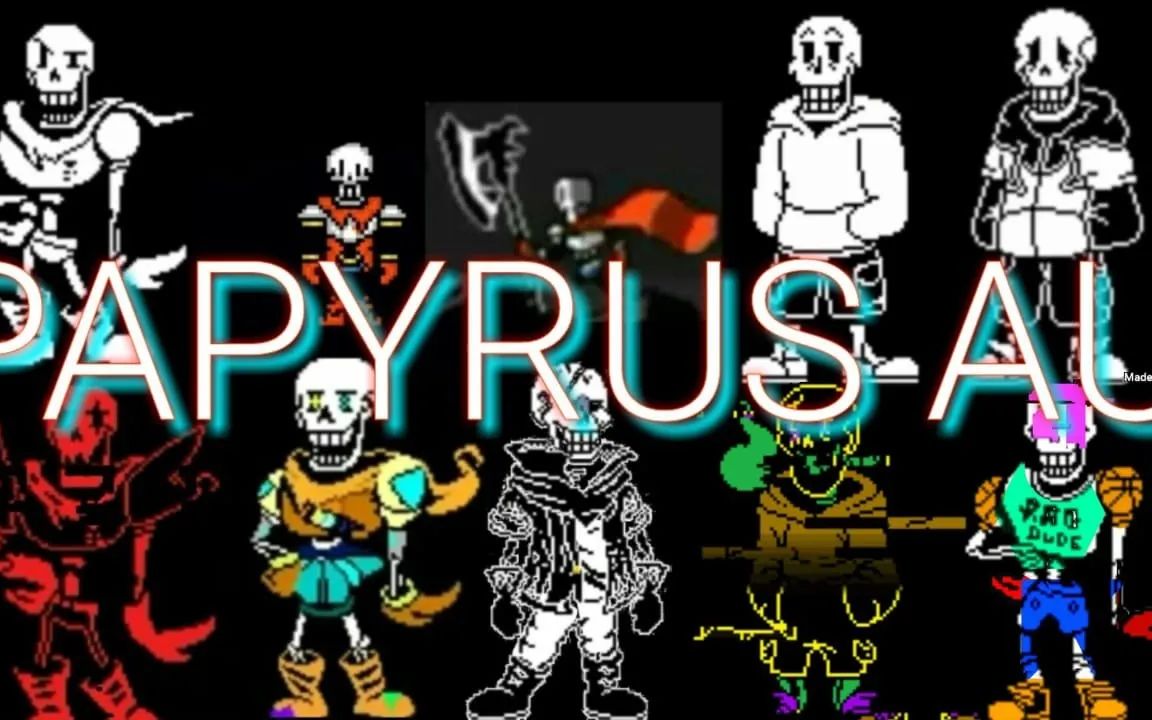 【Undertale AU音乐】 各个AUPapyrus的审判曲-Papyrus AU Themes sprite_哔哩哔哩 (゜-゜)つロ ...