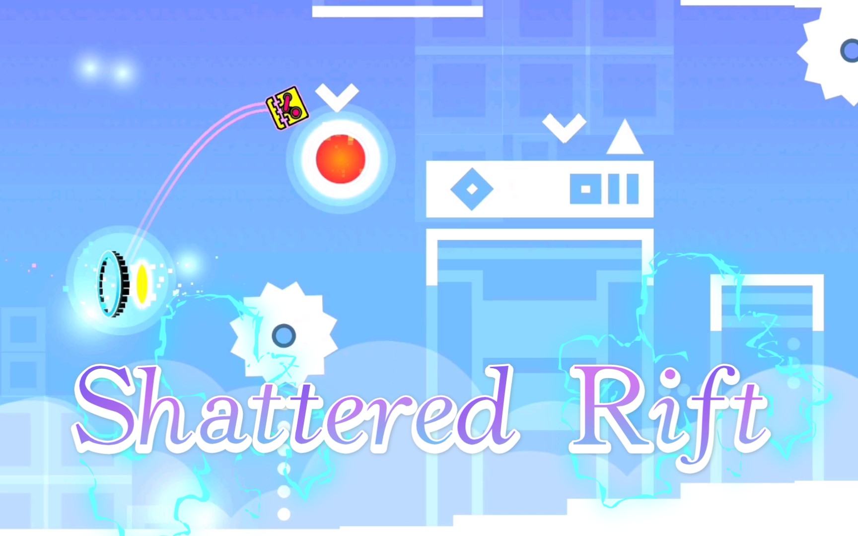 「几何冲刺」20.12.14 (Daily) Shattered Rift by Marrk (Harder 6 star)_哔哩哔哩 ...