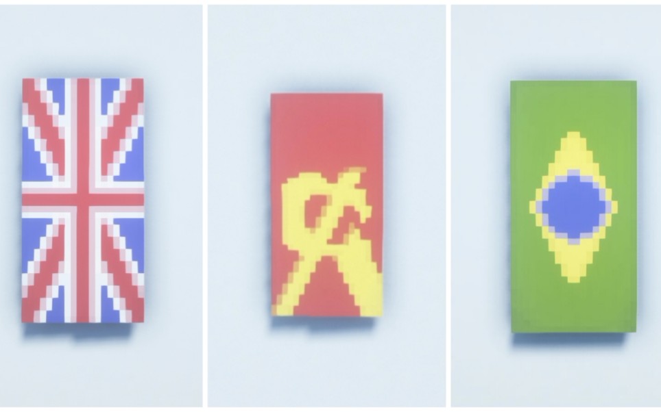 Minecraft：20+国旗制作教程_单机游戏热门视频