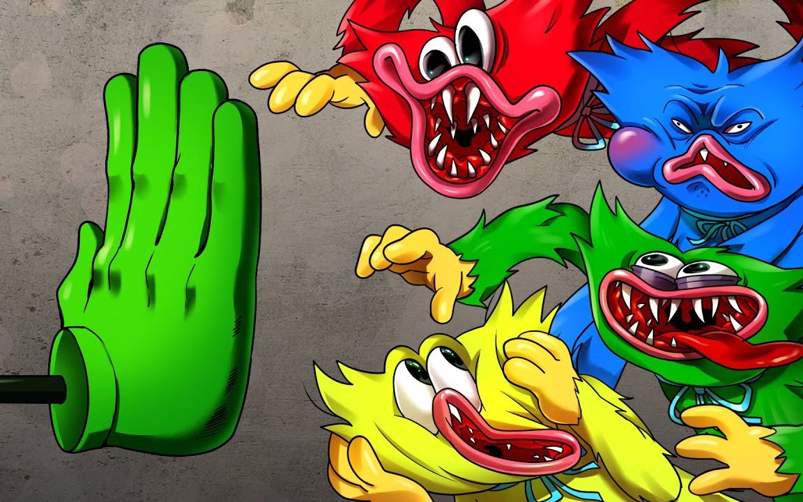 【Poppy Playtime动画】Wack A Wuggy 百击百中！So easy！-GHS动画-GHS动画-哔哩哔哩视频