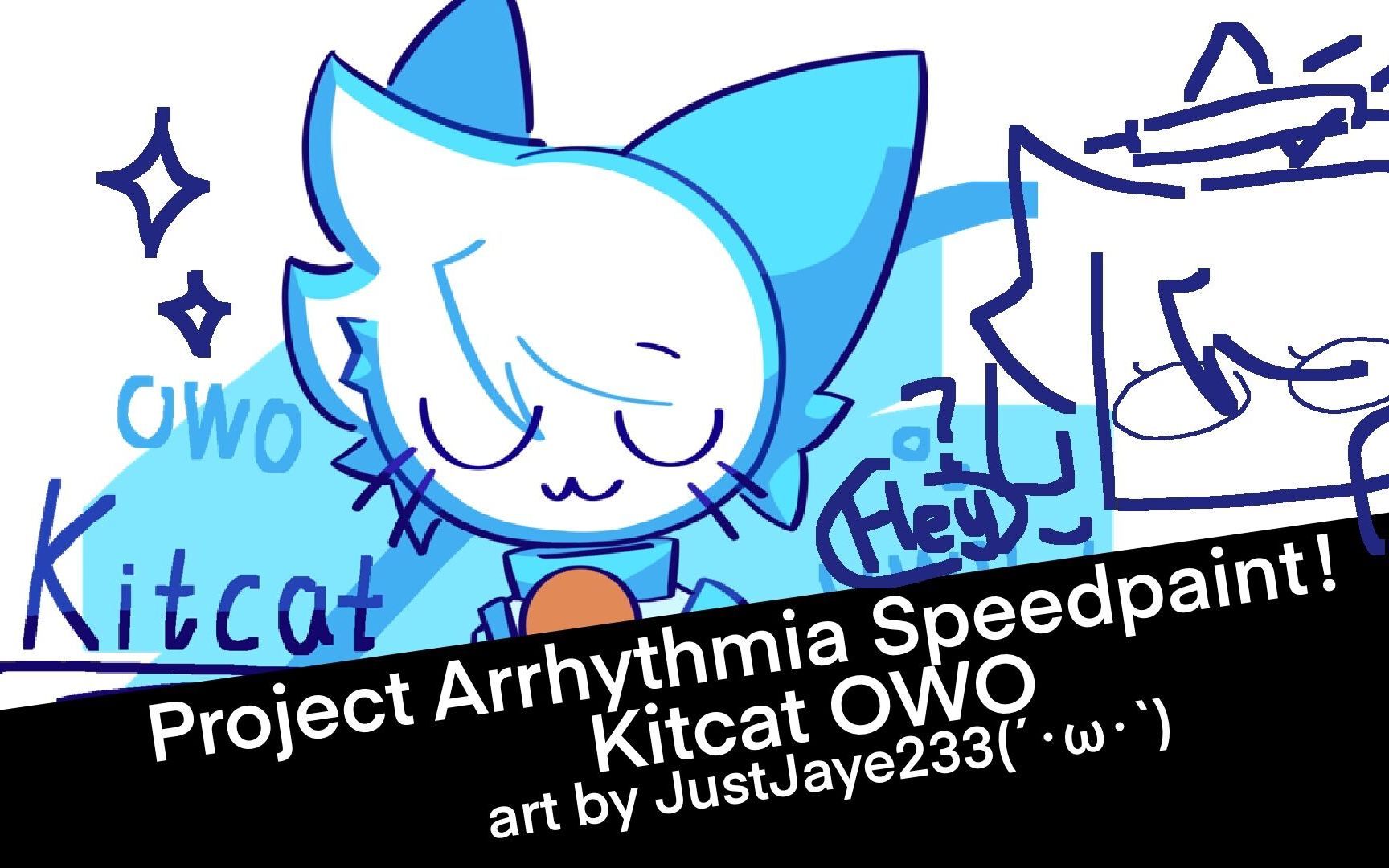 【Project Arrhythmia】可爱猫猫和若只绘画过程【】 - 哔哩哔哩
