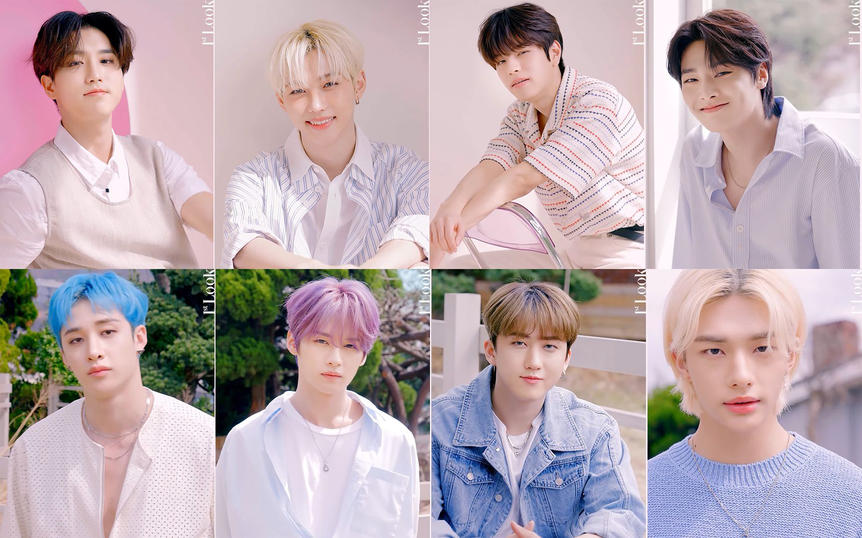 【Stray Kids】尝试和SKZ们眼神交流｜1stLook_哔哩哔哩_bilibili