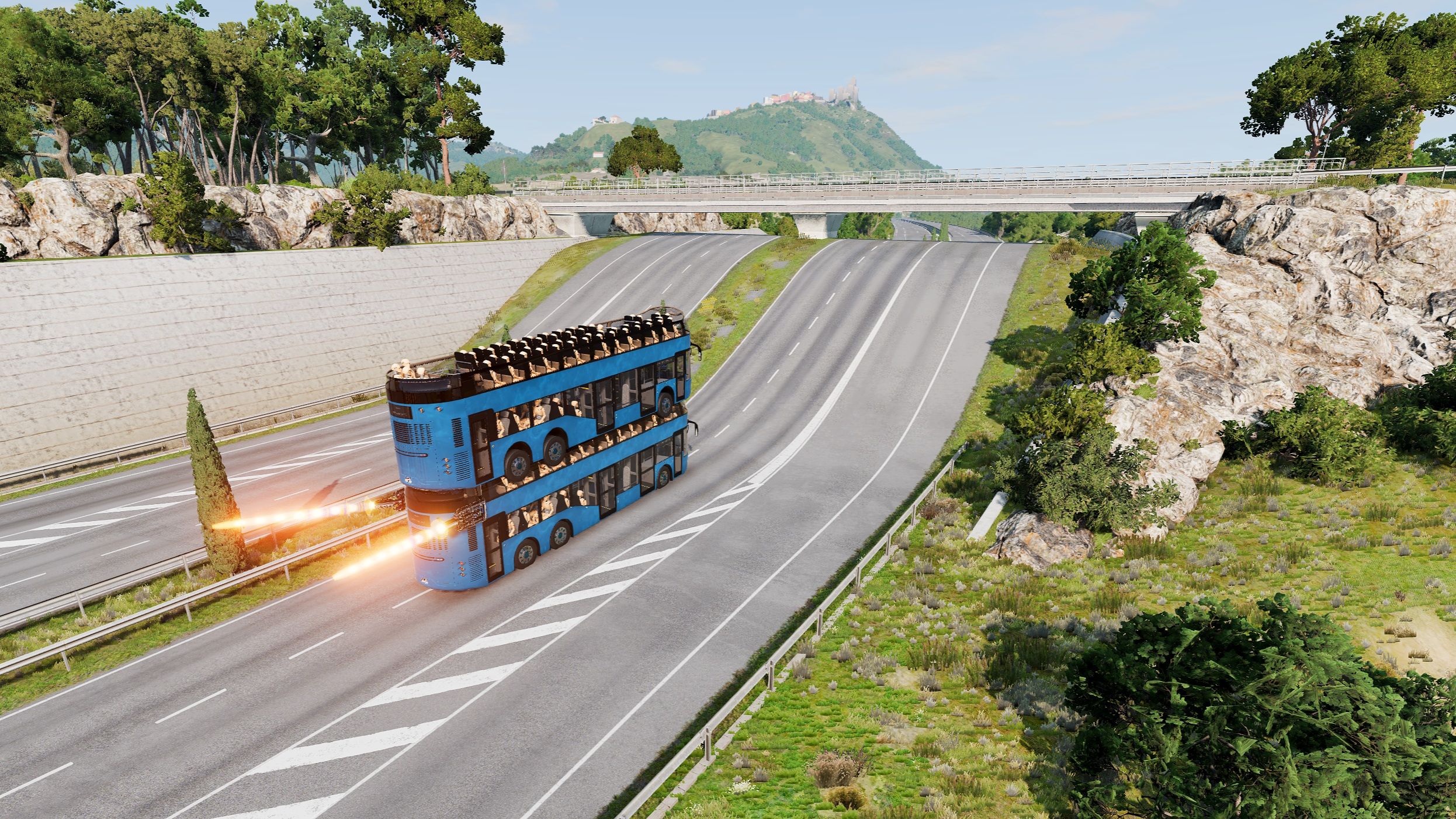 公路稍微有点凸，应该没逝的-BeamNG-TV-BeamNG-TV-哔哩哔哩视频