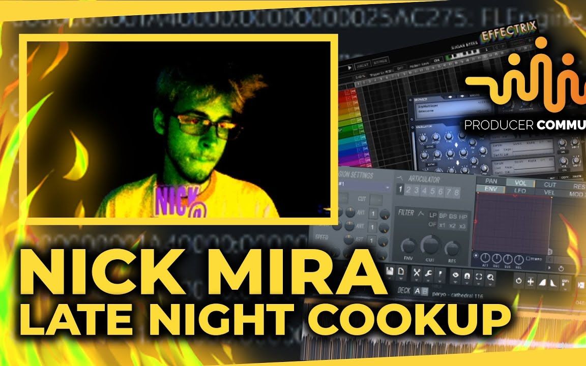 NICK MIRA MAKING BEATS TWITCH LIVE STREAM 1 04 21_哔哩哔哩_bilibili