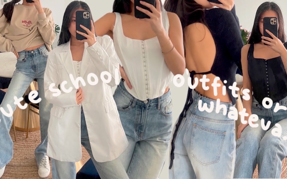 【Briddy Li】返校日常穿搭灵感｜cute back to school outfits for uni students ...
