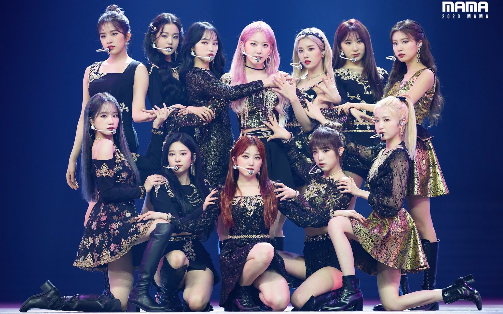 【IZONE】新歌舞台最初公开！2020MAMA La Vie en Rose+Violeta+FIESTA+幻想童话+Panorama表演 ...