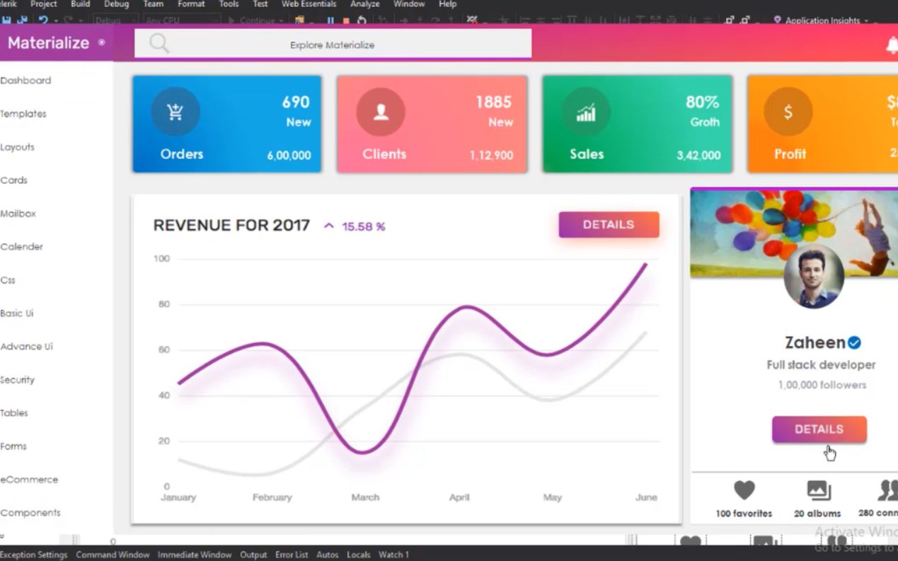 C# Winform UI Designing a material desktop application_哔哩哔哩_bilibili