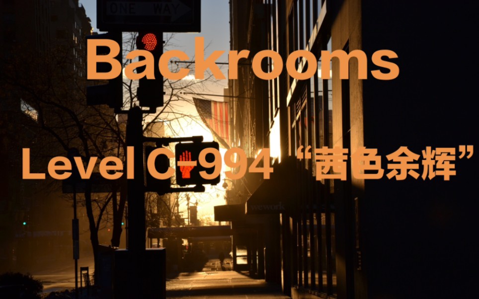 【Backrooms】 Level C-994 “茜色余辉”