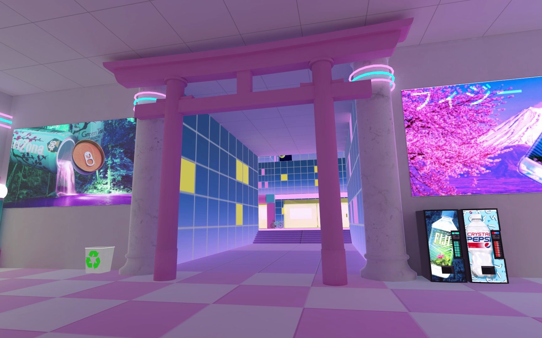 【蒸汽波/Mallsoft】神 道 购 物 中 心 - 哔哩哔哩