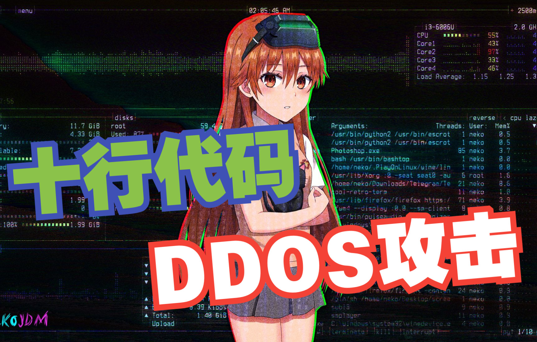 【python脚本】ddos攻击？十行代码足以！ 哔哩哔哩