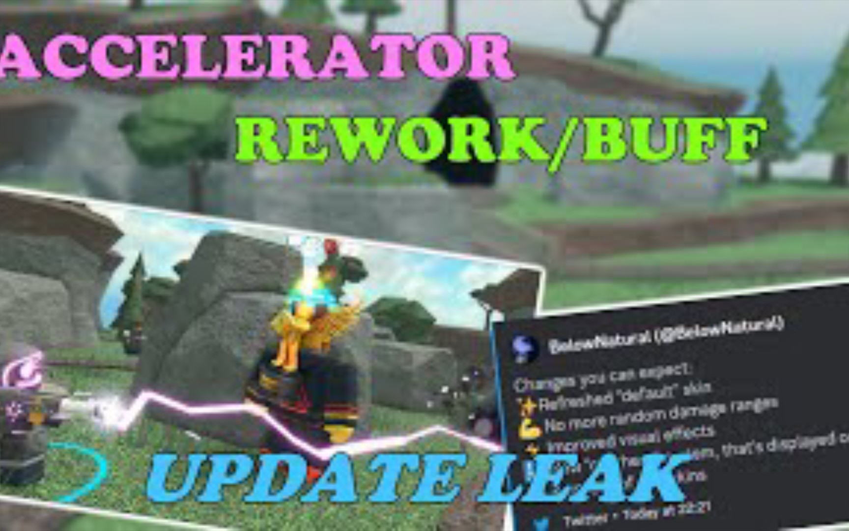 NEW TDS Update LEAK - ACCELERATOR REWORK/BUFF || Tower Defense ...