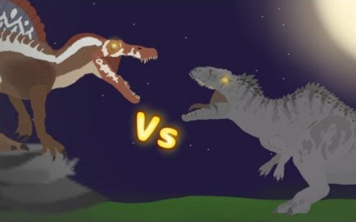 【油管转载】战神棘龙VSJW南方巨兽龙-噬星基和战神棘-噬星基和战神棘-哔哩哔哩视频