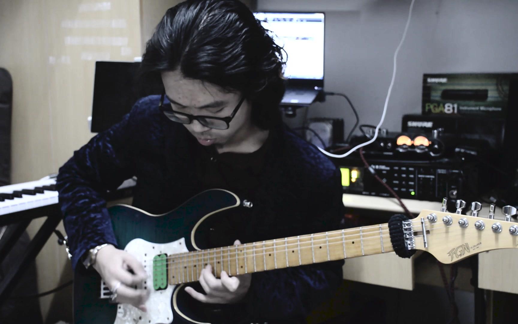 【电吉他】恐怖技术！日本触叔Kelly Simonz最难超绝神速新古典曲Ex-41 翻弹_哔哩哔哩_bilibili