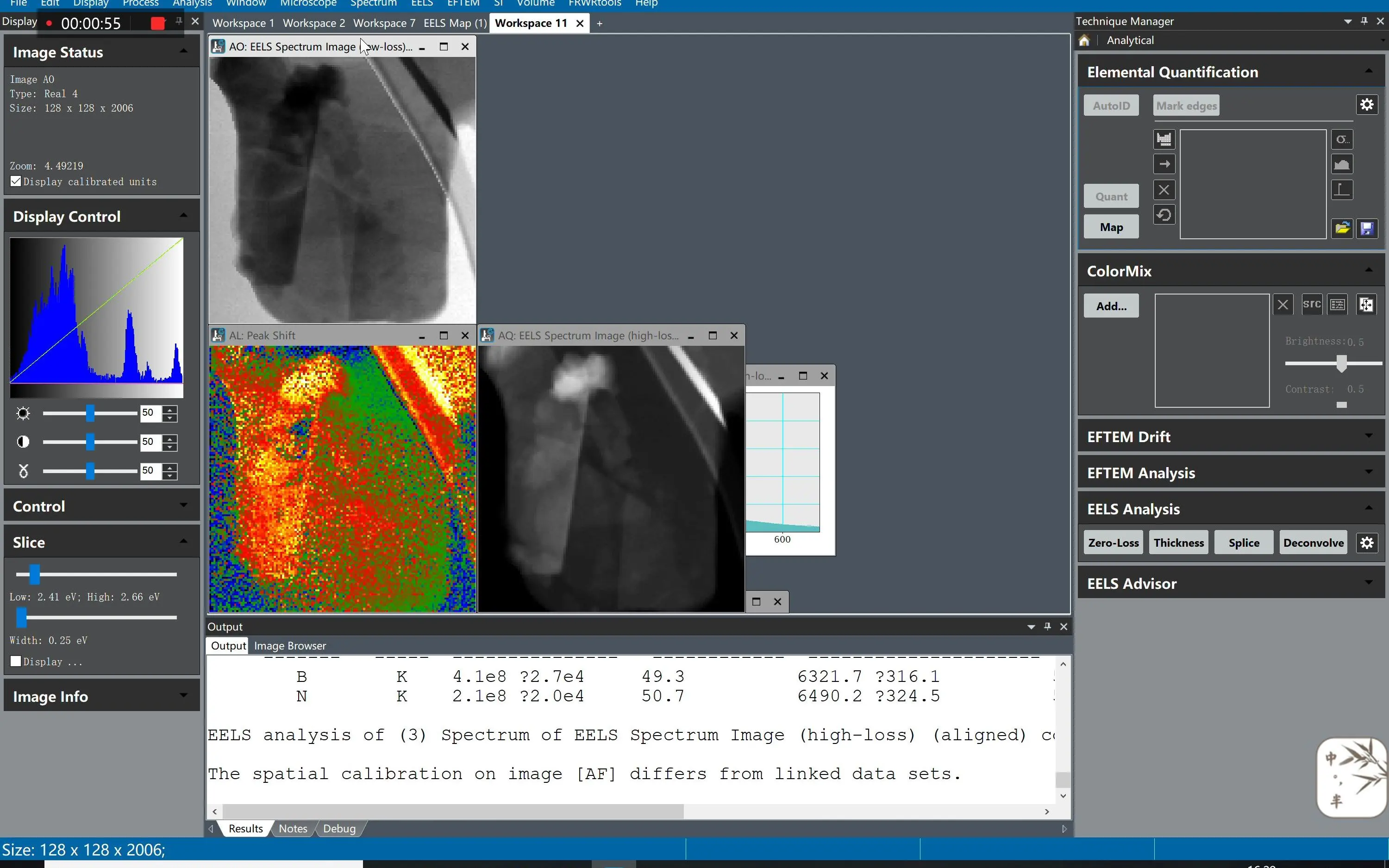 Dual EELS 零峰校正和定量分析_哔哩哔哩_bilibili