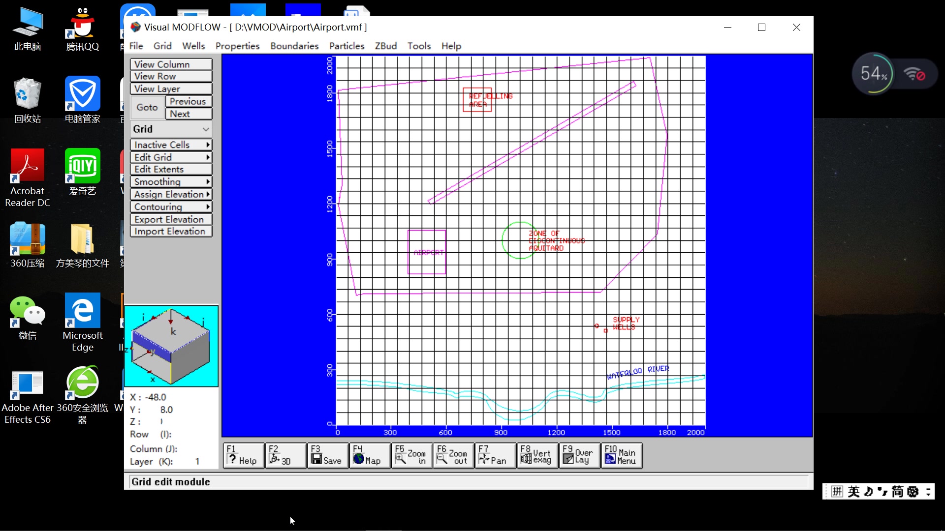 Visual Modflow小案例：溶质运移_哔哩哔哩_bilibili