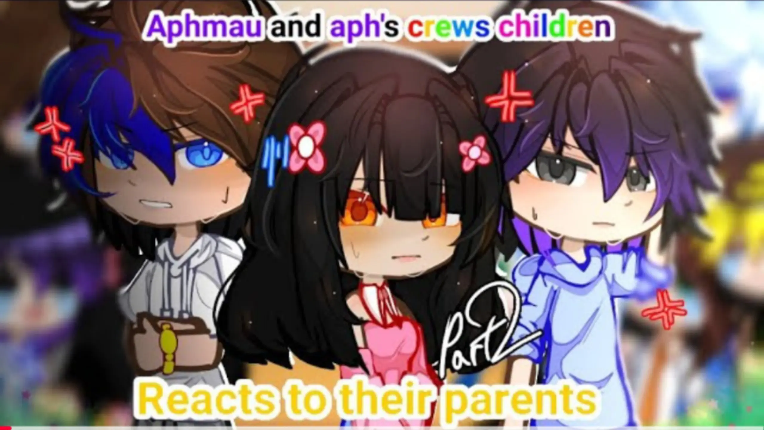 【搬运/Aphmau】Aphmau and aph's crew's/part 2//children// Reacts to their ...