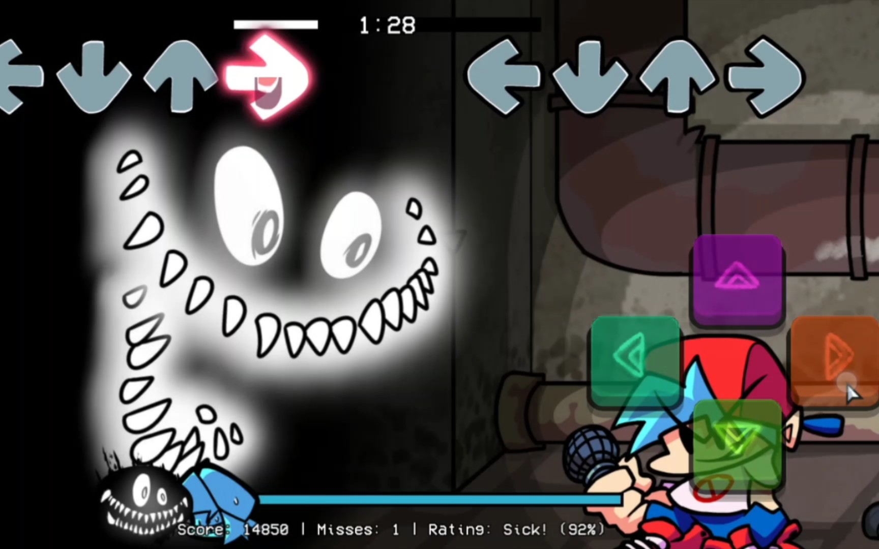 [FNF] 跨引擎移植 vs The Smiler_单机游戏热门视频