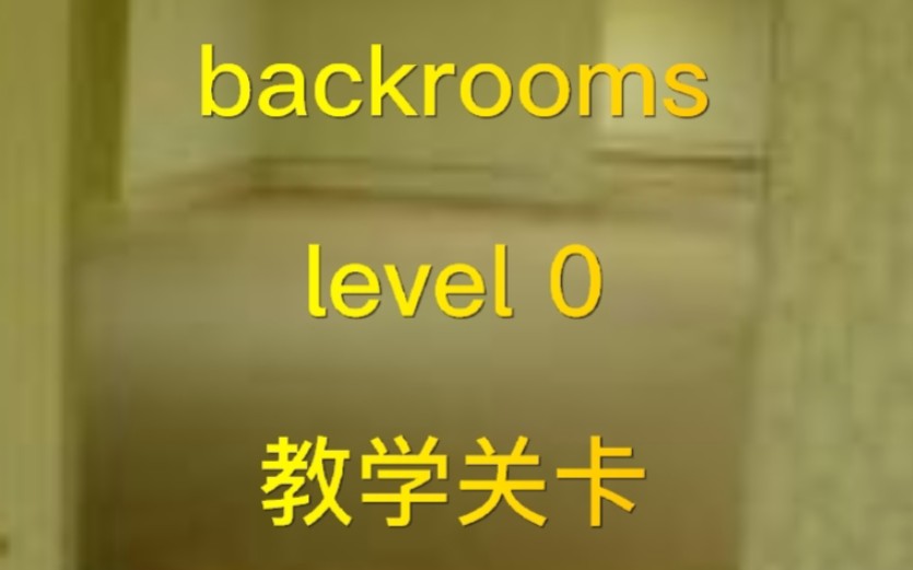 【backrooms层级介绍】level 0 教学关卡 - 哔哩哔哩