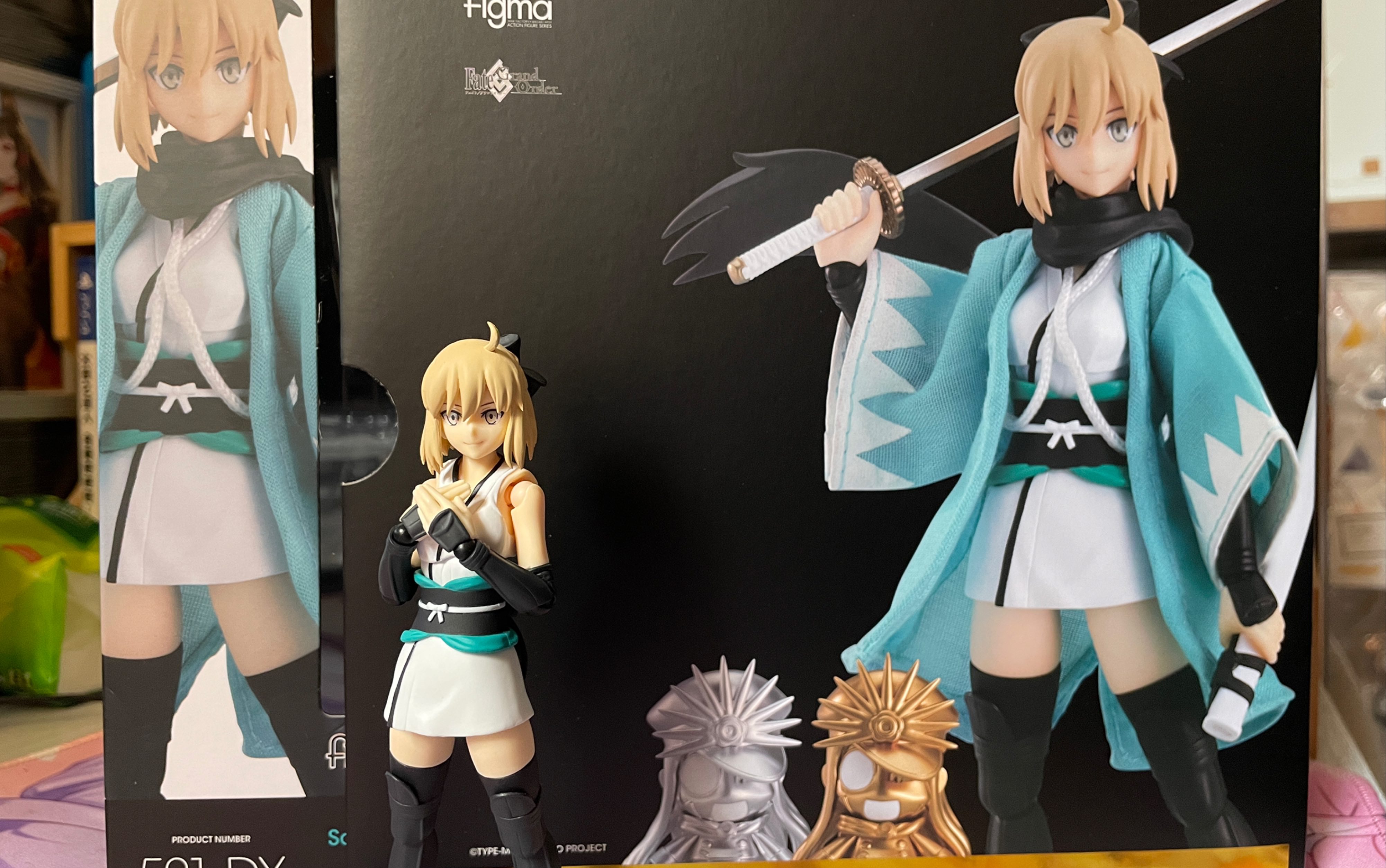 随便玩玩 figma fgo 冲田总司 DX版_哔哩哔哩_bilibili